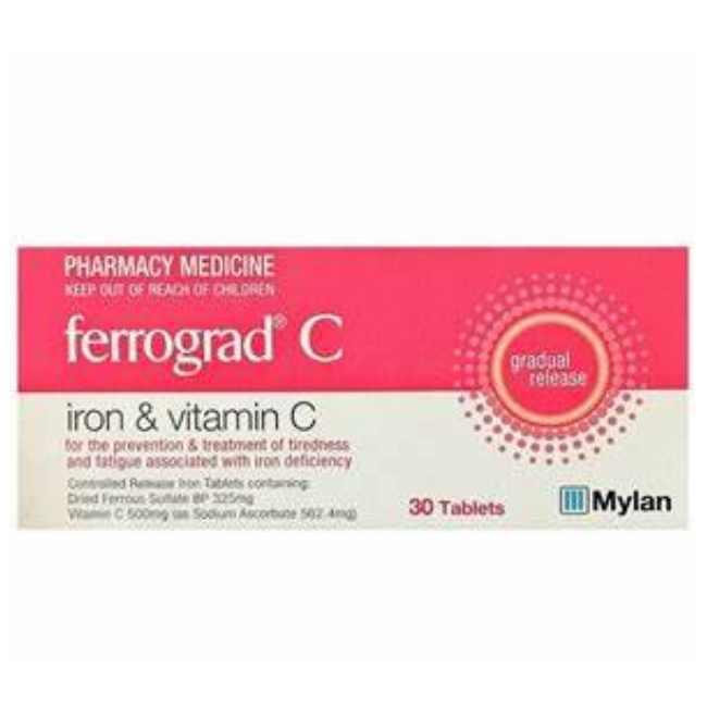 Ferrograd C 325mg with Vitamin C — UnichemPharmacyNZ