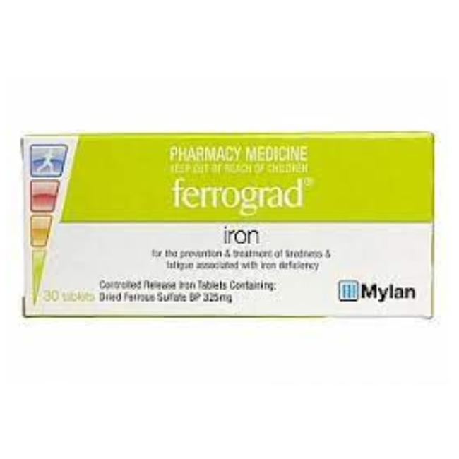 Ferrogradumet Tablets 30 — UnichemPharmacyNZ